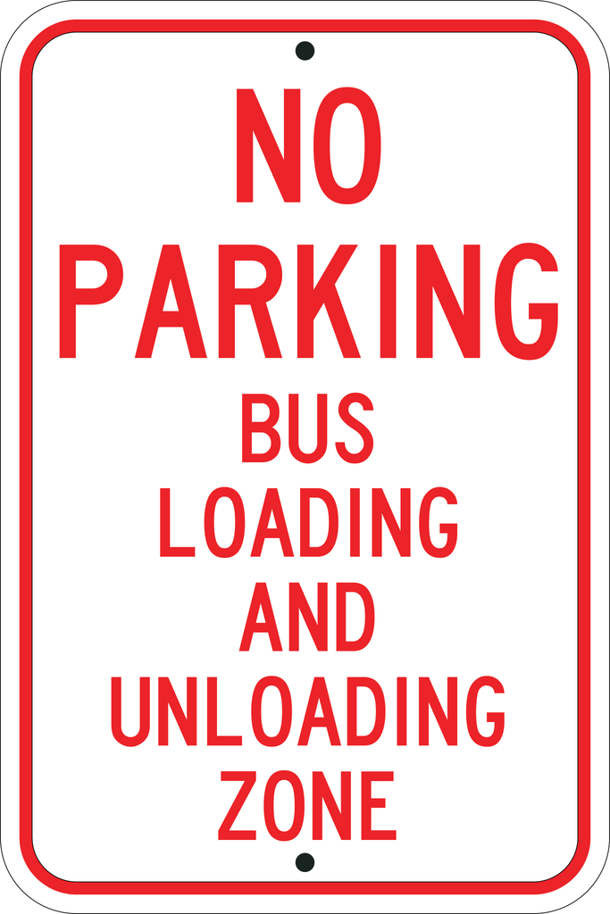 Bus Loading and Unloading Zone – Sign Wise
