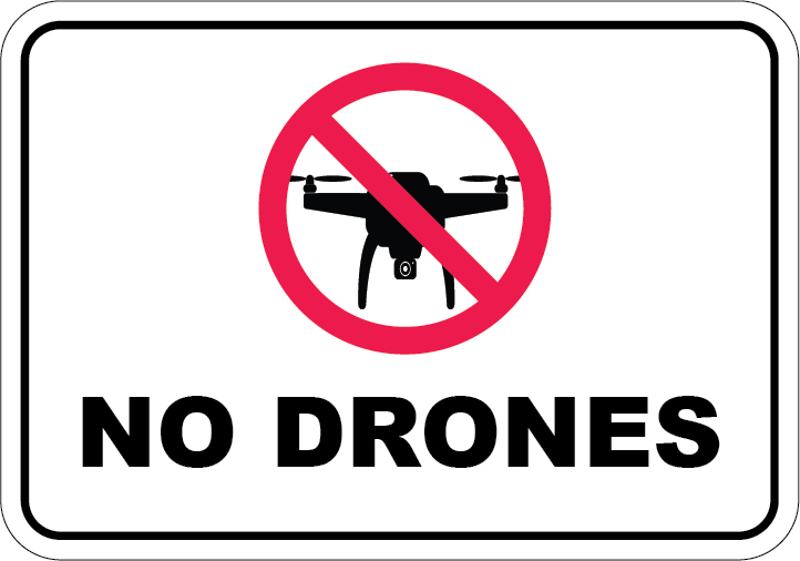 No Drones – Sign Wise