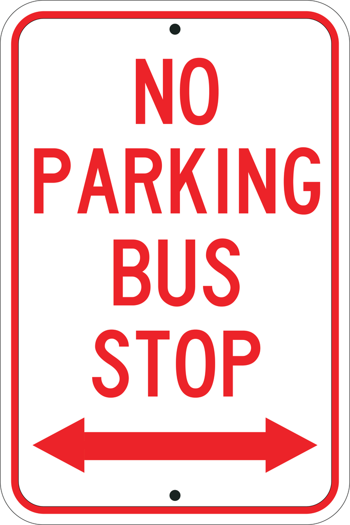 No Parking Bus Stop – Sign Wise