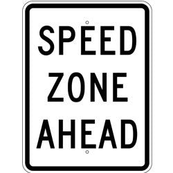 Speed Zone Ahead – Sign Wise