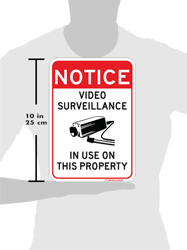 Notice - Video Surveillance In Use on Property – Sign Wise